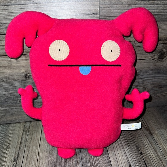 Uglydoll | Toys | Uglydoll Uppy Pretty Ugly Pink Red Plush Doll 5 Inch ...